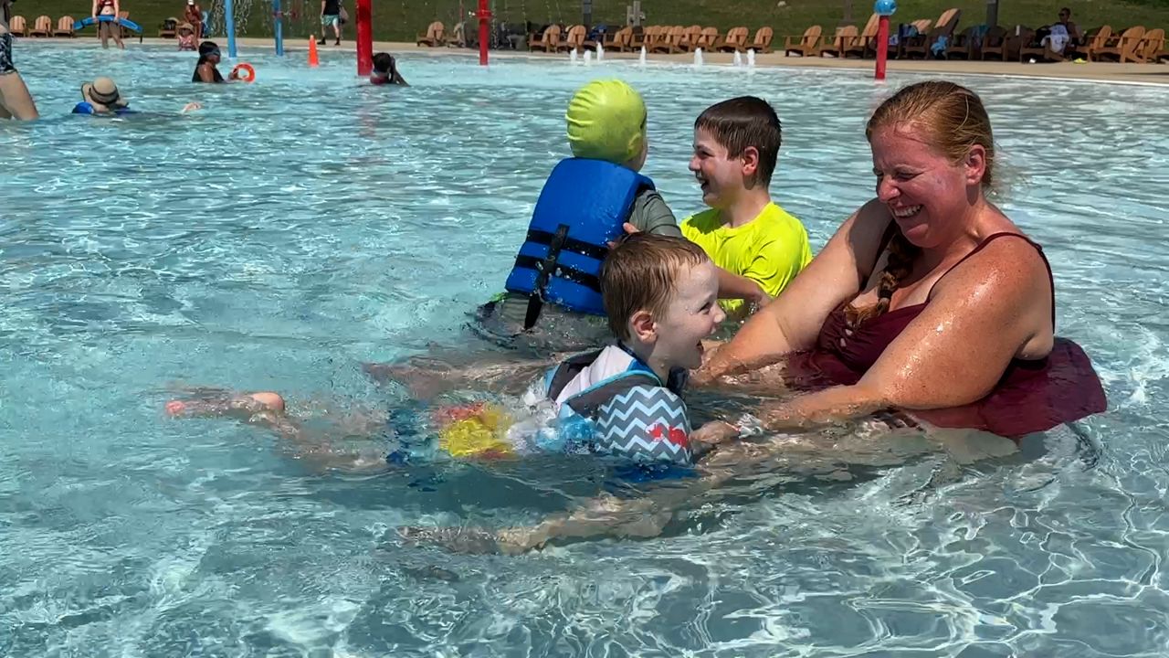 Madison pools packed in the heat