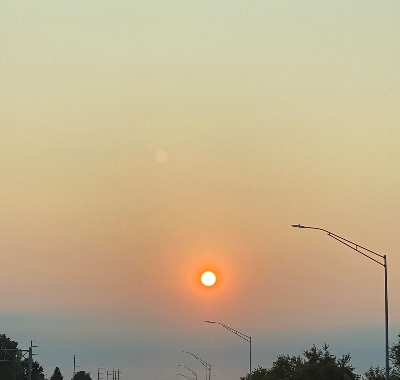 Wildfire smoke brings haze to the sky