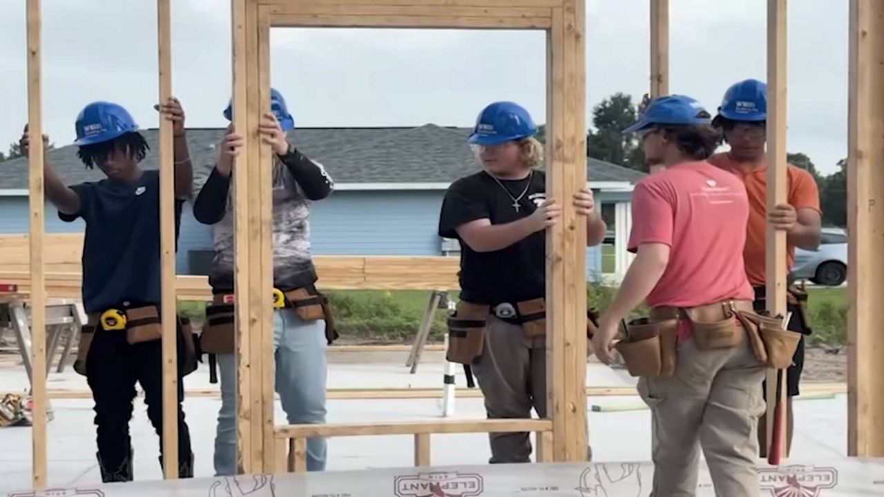 Wildwood students construct home with Habitat for Humanity