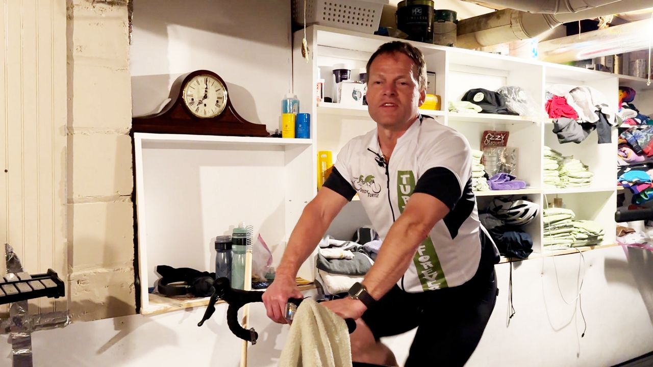 Athlete riding the distance, turning dreams into reality