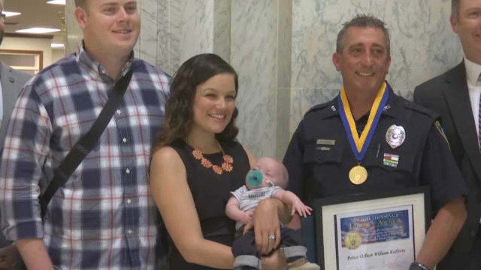 Watertown officer honored for saving infant