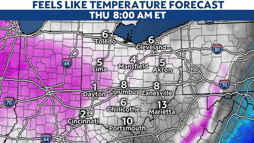 Potent Arctic front brings in more snow and extreme cold