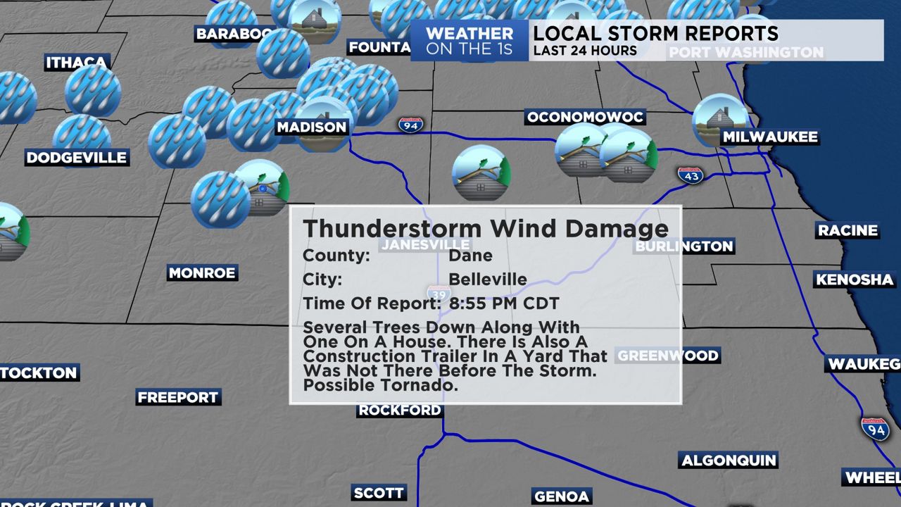 Wisconsin Storm Damage from October 1, 2019