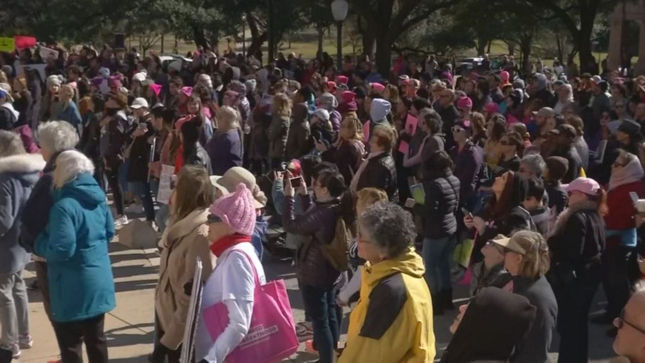 Women and Allies Hold Rally at State Capitol
