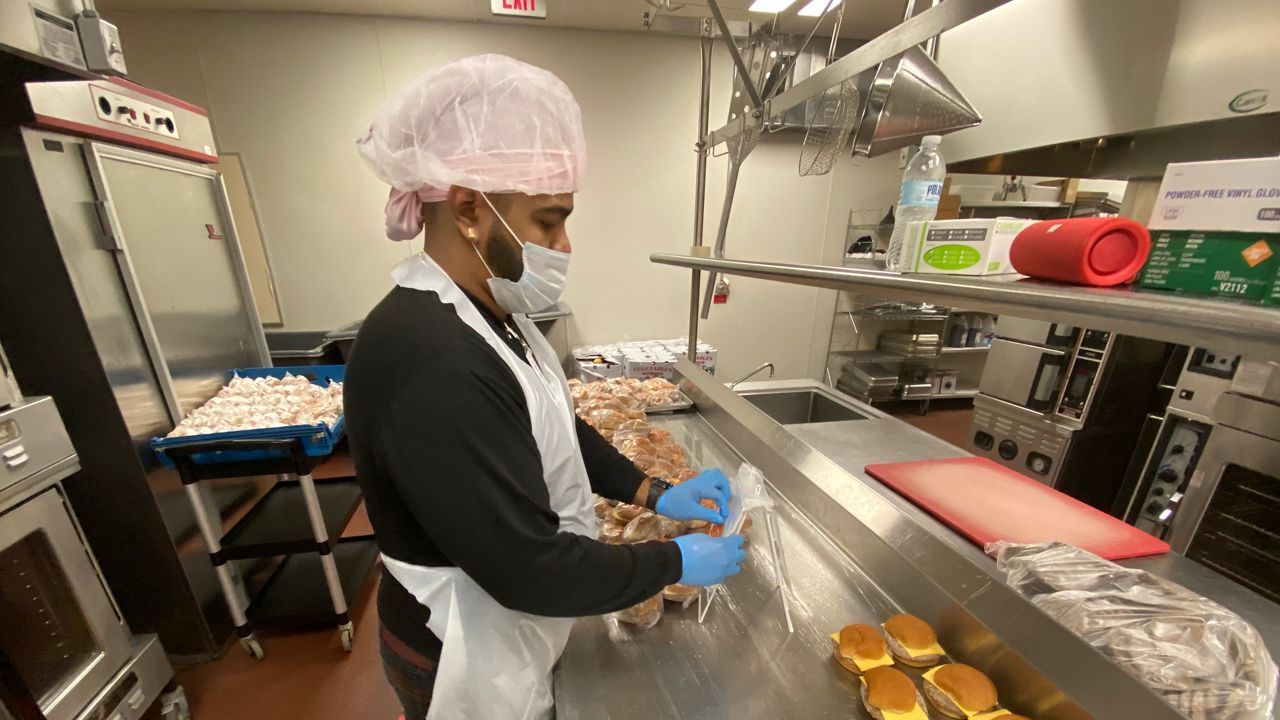Schools are getting creative to serve thousands of meals.