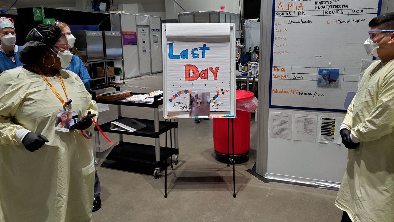 DCU Center's Field Hospital Deployment Winding Down