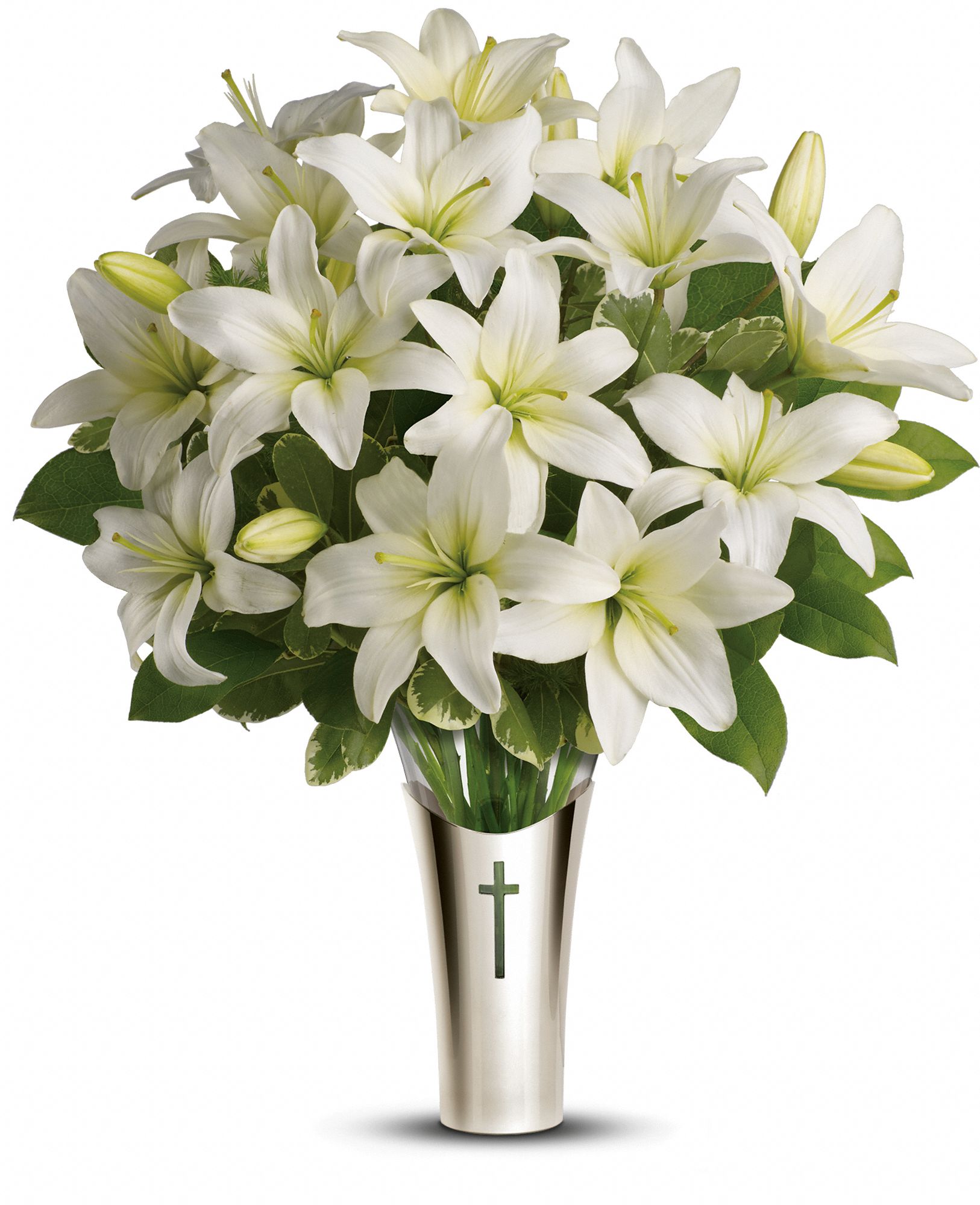 Teleflora’s Sacred Cross Bouquet | Photoverse