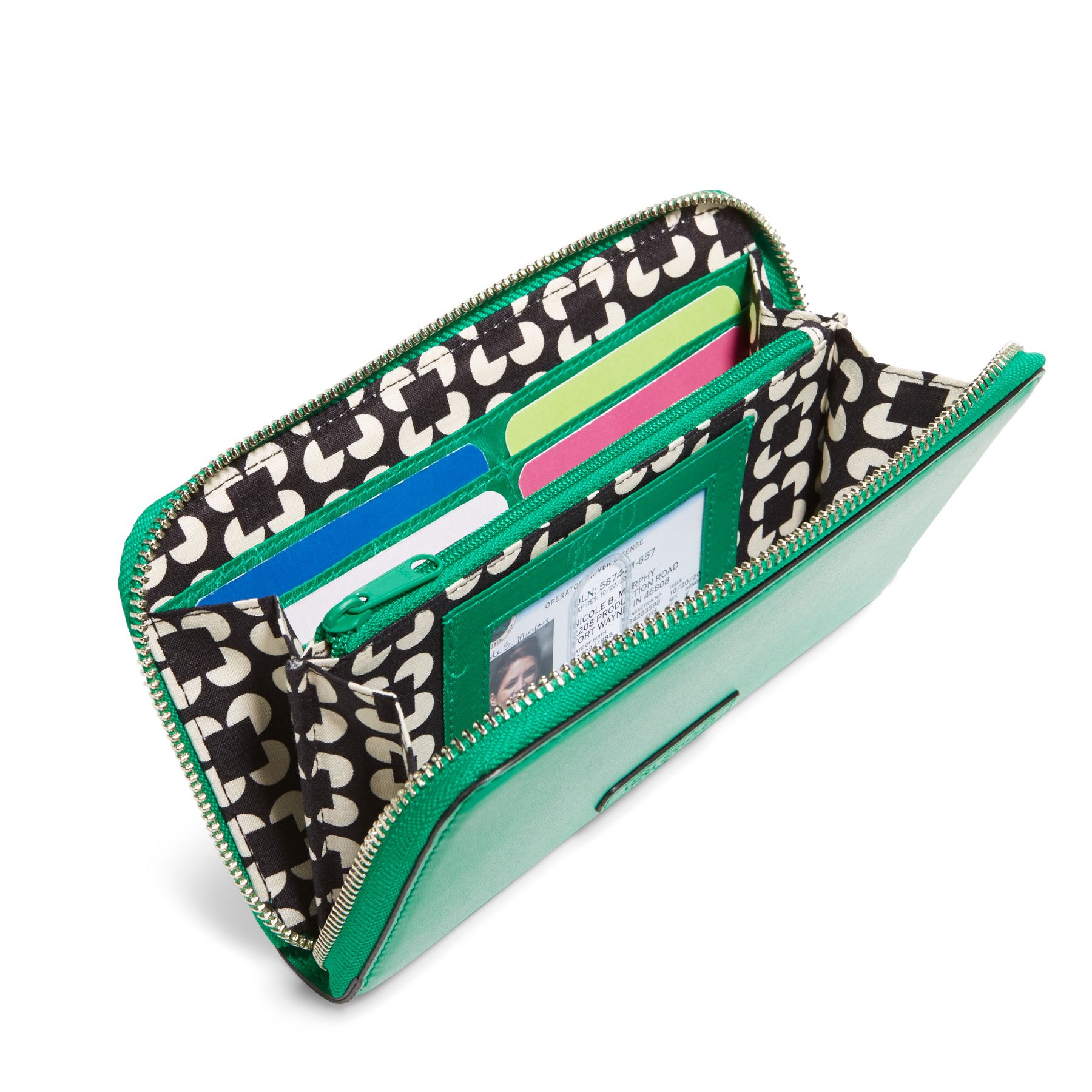 Vera Bradley Faux Leather Accordion Wallet | eBay