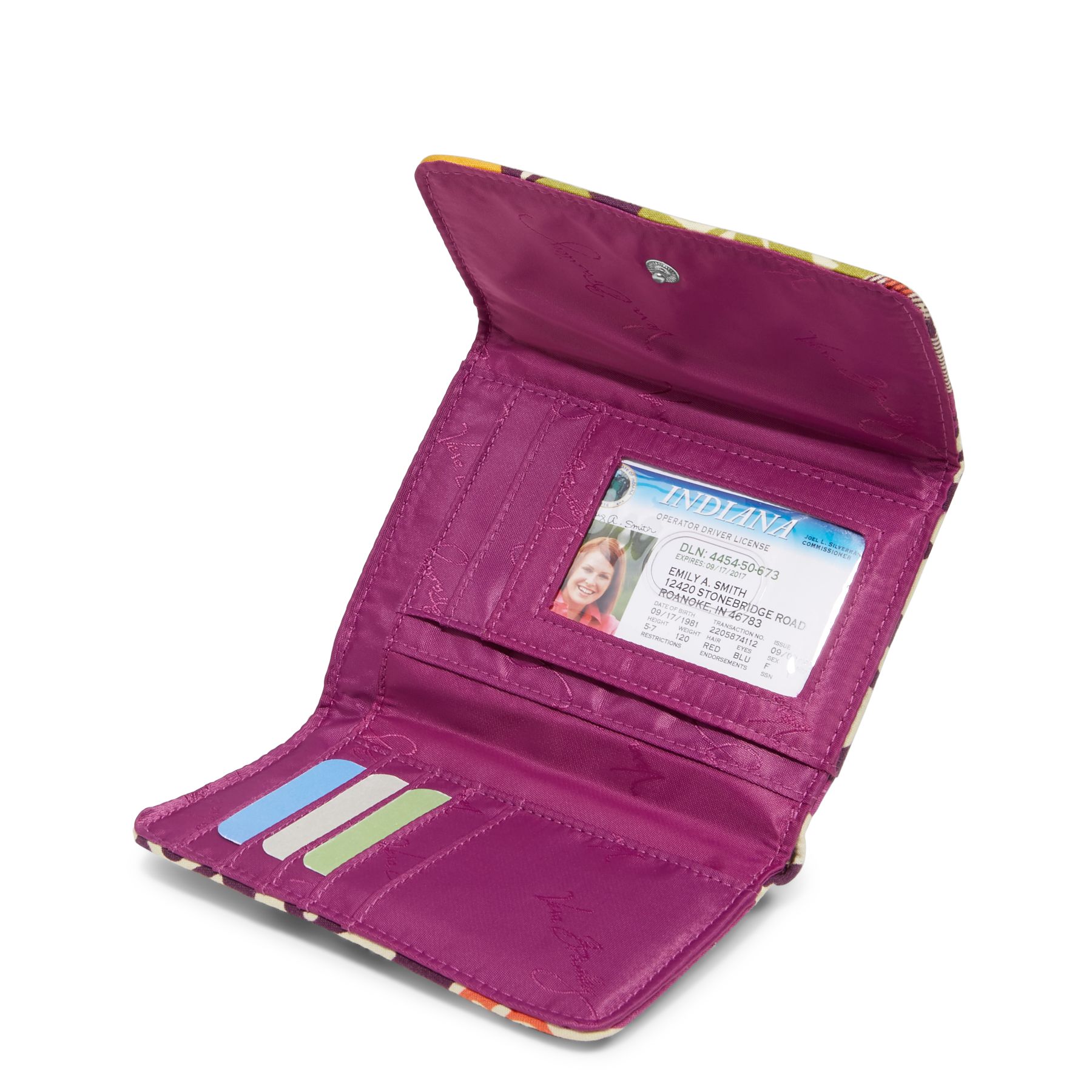 Vera Bradley Factory Exclusive Euro Wallet