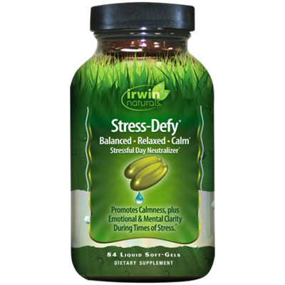 Stress-defy (84 Liquid Soft-gels) by Irwin Naturals at the Vitamin Shoppe