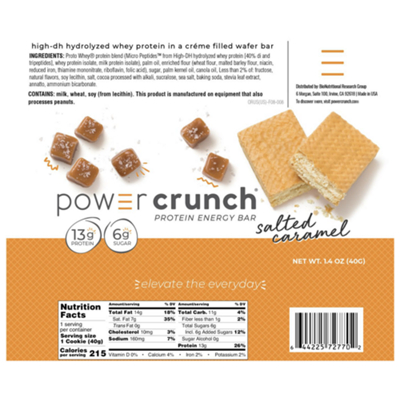 Power Crunch Nutritional Info Power Crunch Protein Energy Bar