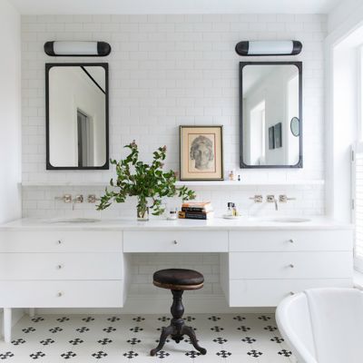 Get the Look | Elegant Bathroom Interior Design by Suzanne Lovell ...