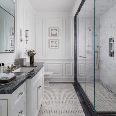 Get the Look | Elegant Bathroom Interior Design by Suzanne Lovell ...