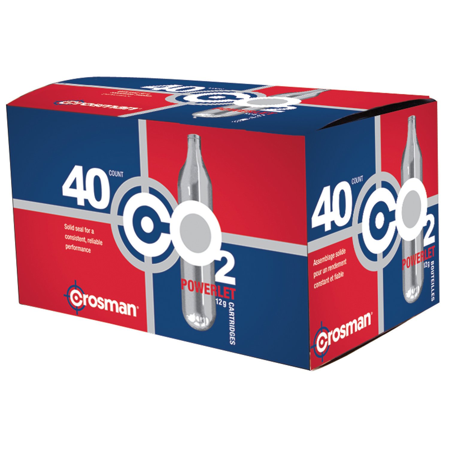 Crosman Copperhead Powerlet 12-Gram CO2 Cartridges 40-Pack | Academy