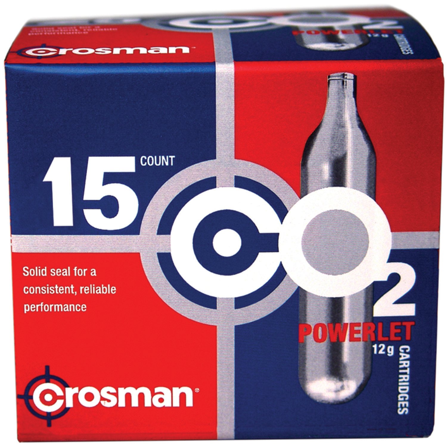 Crosman Copperhead Powerlet 12-Gram CO2 Cartridges 15-Pack | Academy
