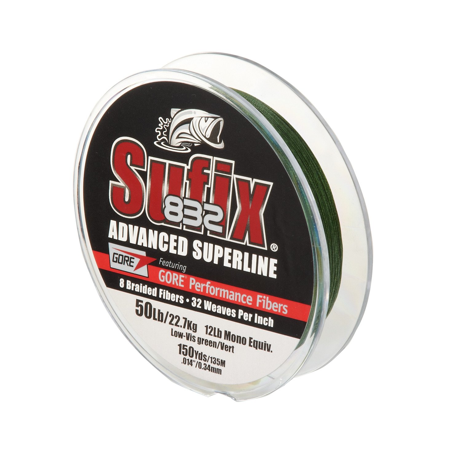 Sufix 832 Advanced Superline 50 lb - 150 yards Braided Fishing Line | Academy