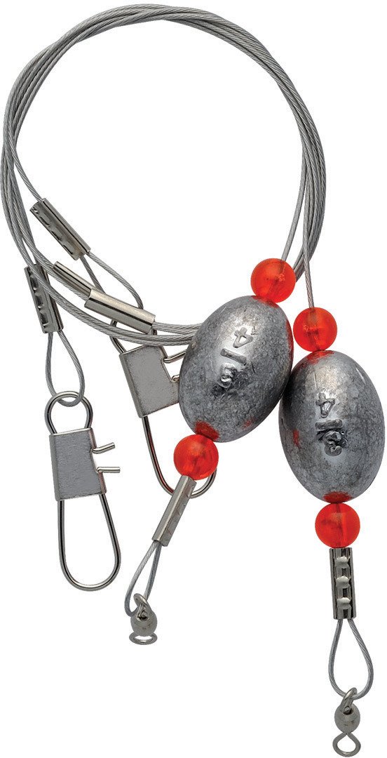 Lazer Sharp 3/4 oz. - 18" Ready Rigs with Egg Sinkers 2-Pack | Academy