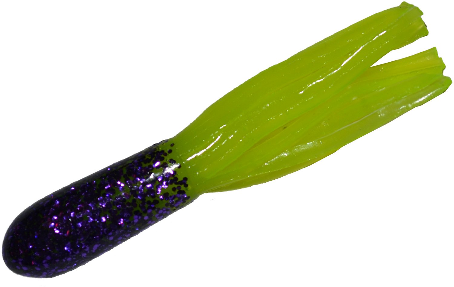 Big Bite Baits 1-1/2" 3-Color Glitter Head Panfish Tubes 10-Pack | Academy