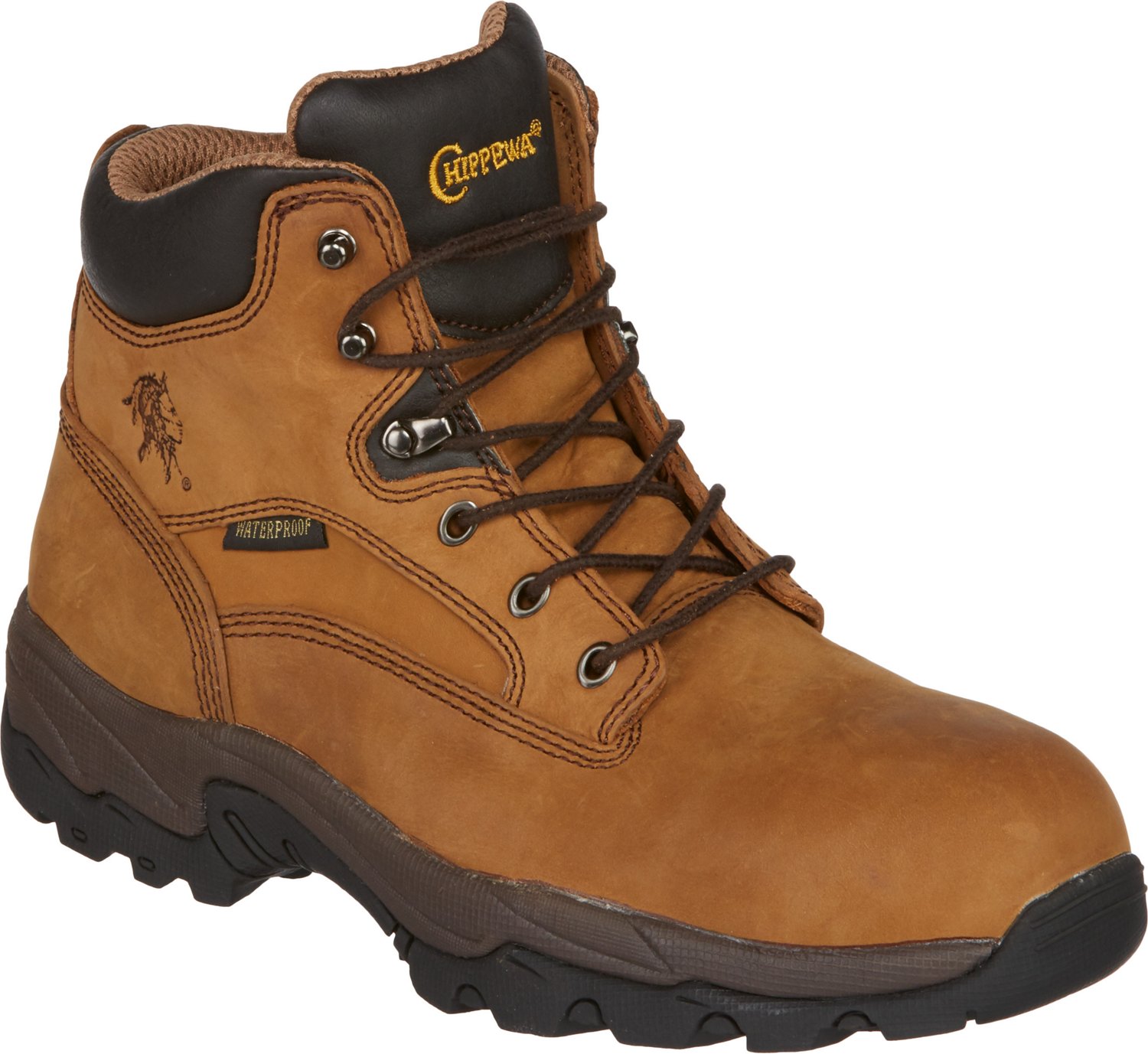 Chippewa Boots Men's Bay Apache Utility EH Composite Toe Lace Up Work Boots | Academy