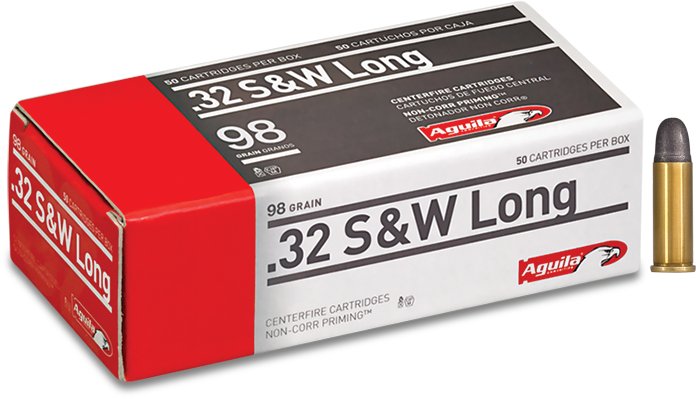 Aguila Ammunition .32 S&W Long 98-Grain Centerfire Ammunition - 50 ...