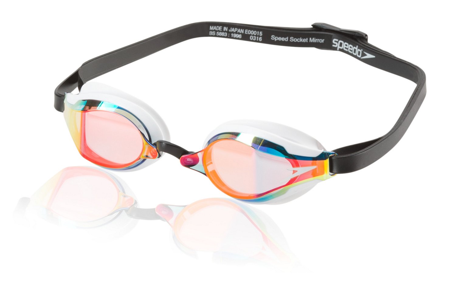 Speedo Adults' Speed Socket 2.0 Mirrored Swim Goggles | Academy