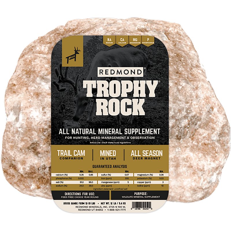 018788502500 UPC - Redmond Rock Mineral Trophy 12 Lbs | UPC Lookup