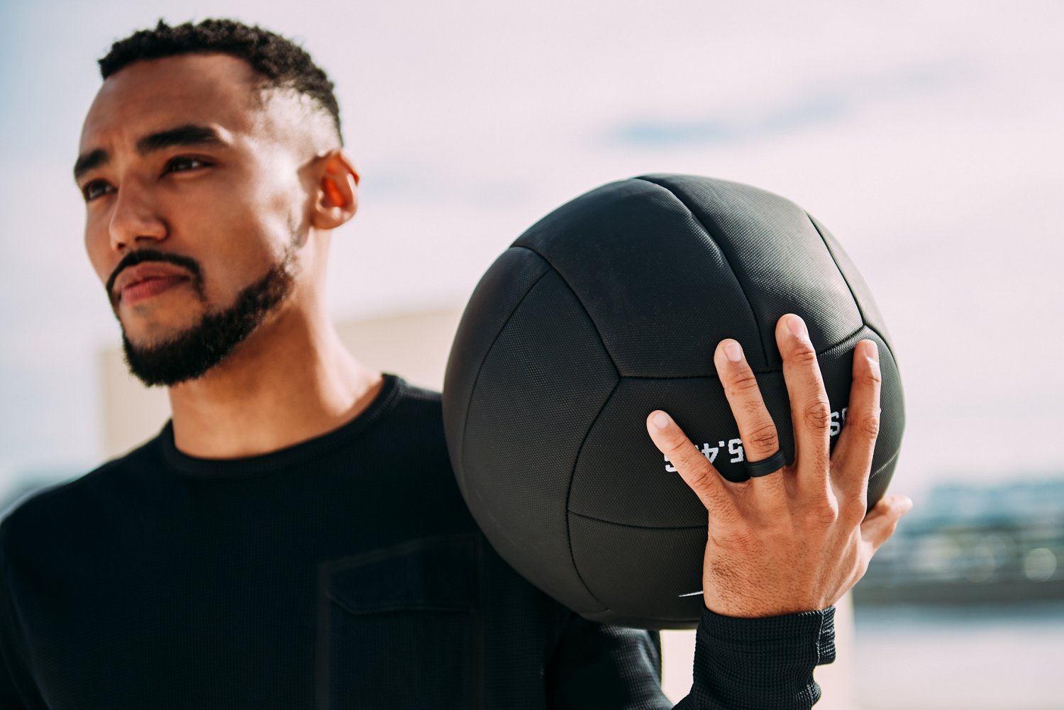 QALO Men's Step Edge Q2X Flat Silicone Wedding Ring | Academy