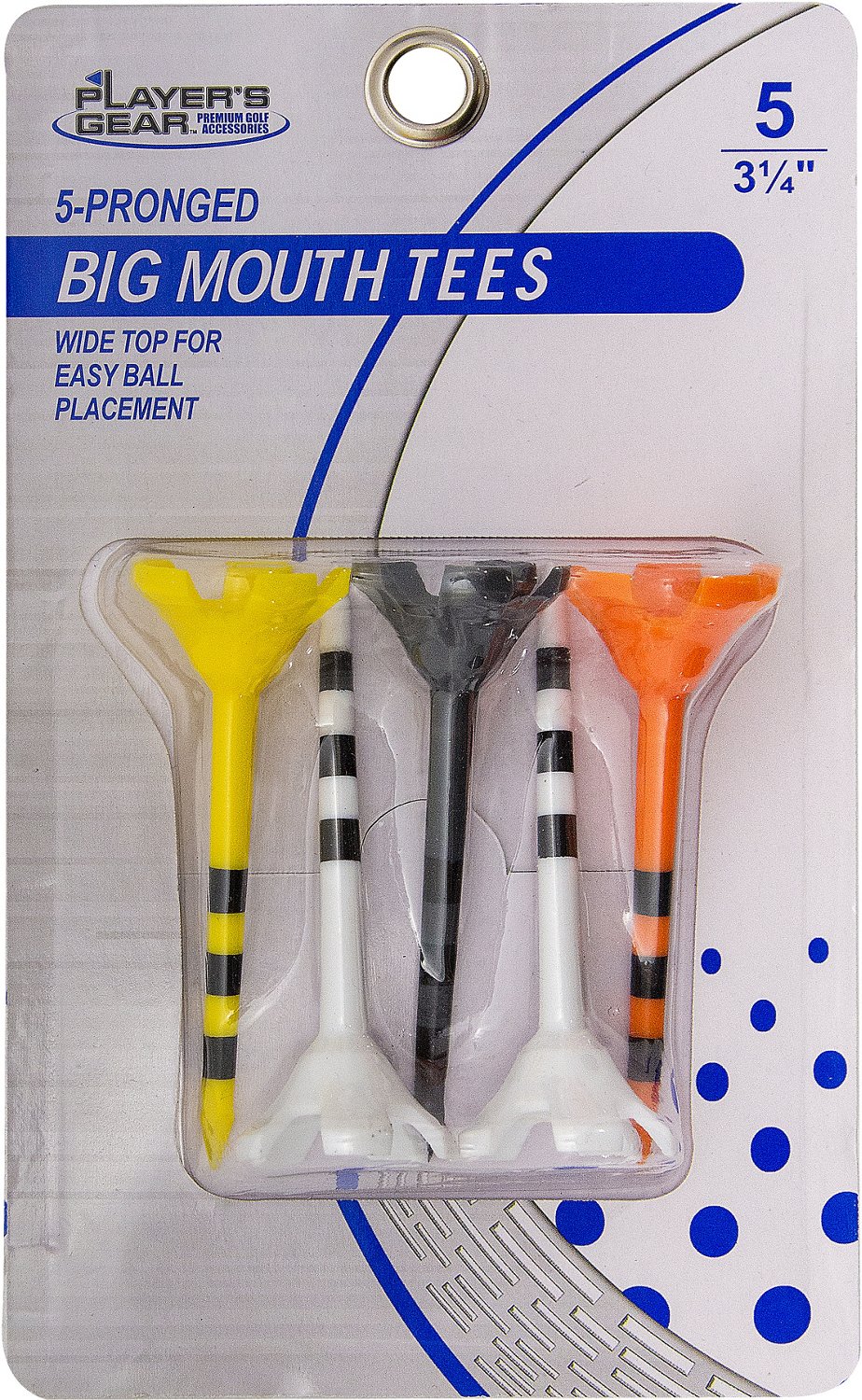 Players Gear 2-3/4 in Big Mouth Golf Tees 5-Pack | Academy