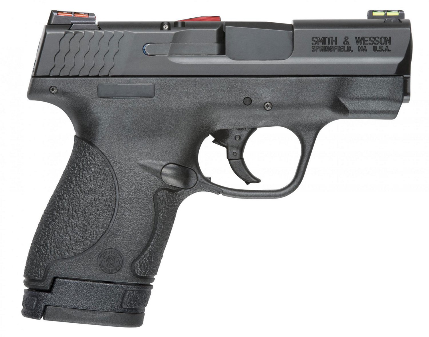 Smith & Wesson M&P40 Shield Hi-Viz CA 40 S&W Compact 7-Round Pistol ...