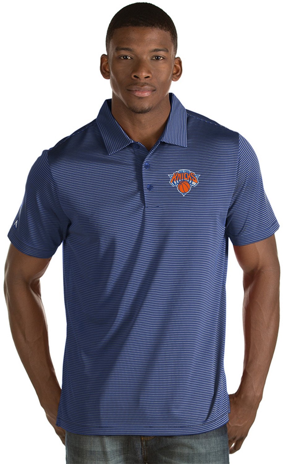 Antigua Men's New York Knicks Quest Polo Shirt | Academy
