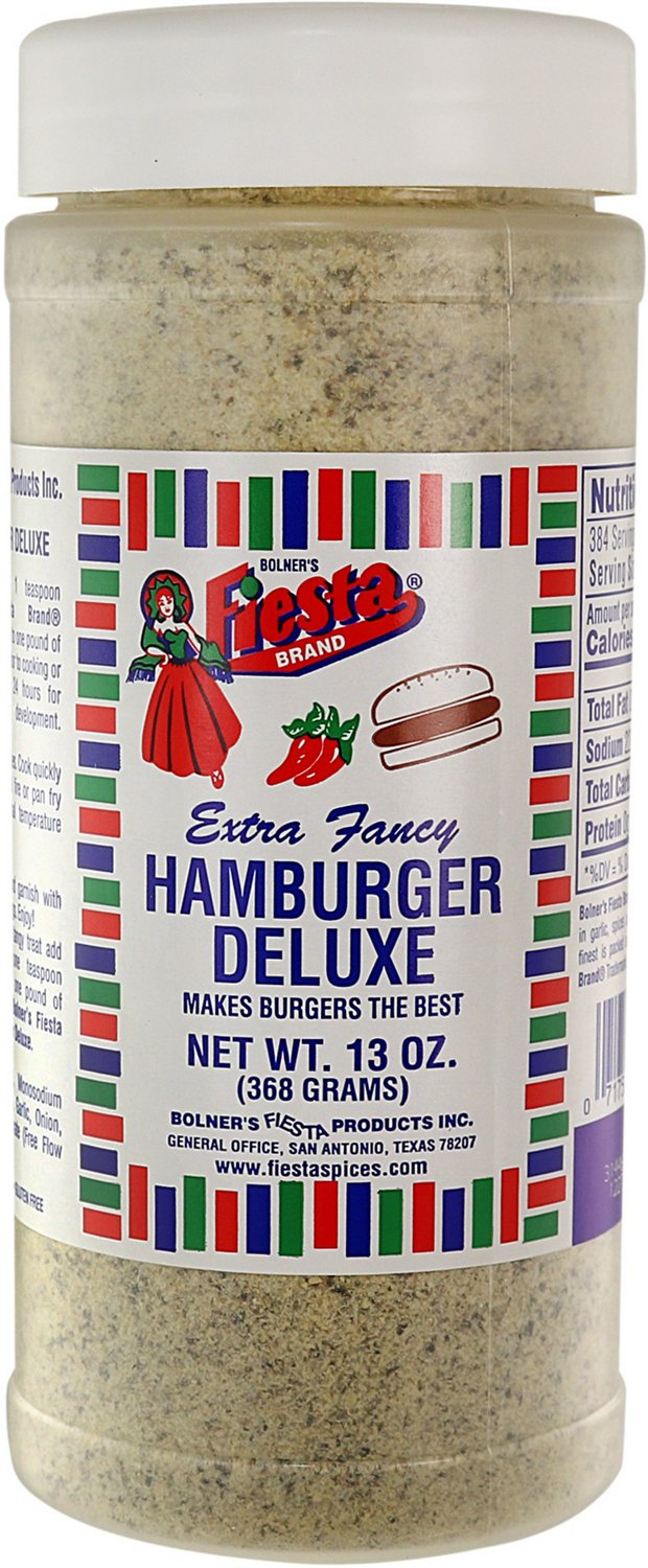 Bolner Fiesta Brand 13 oz Deluxe Hamburger Seasoning | Academy