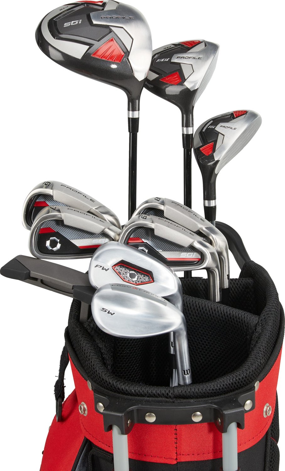 Wilson Mens Profile Sgi Complete Golf Club Carry Set Academy