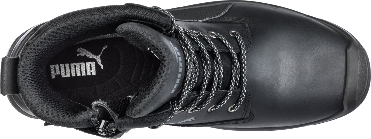 PUMA Men's Conquest SR Scuff Cap EVO Safety Composite Toe Lace Up Boots ...