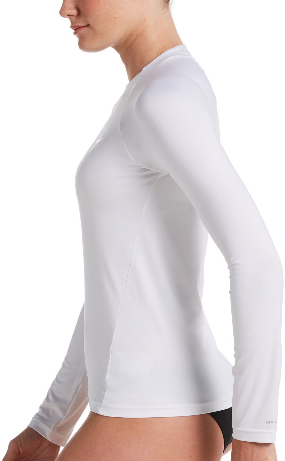 Nike Women's Essential Long Sleeve Hydroguard Rash Guard | Academy