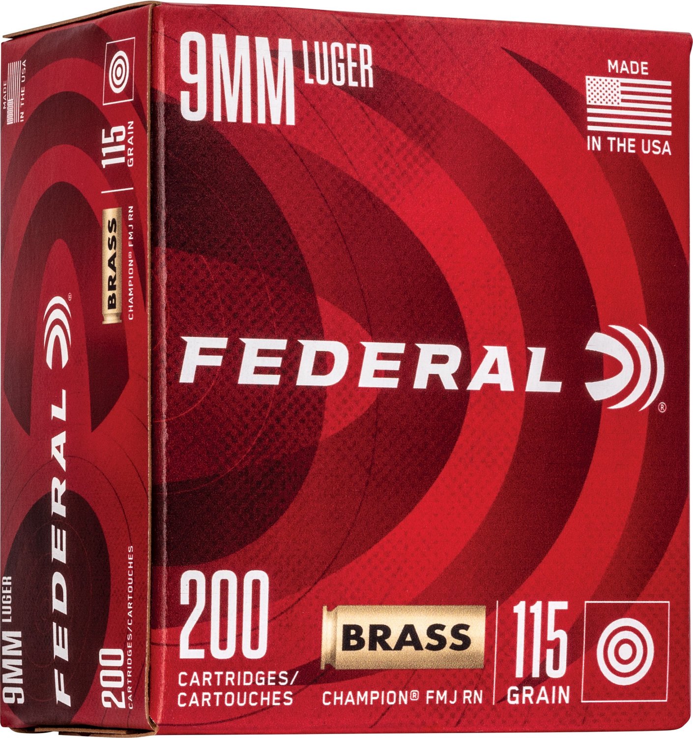 Federal Premium Champion 9mm 115-Grain Pistol Ammunition | Academy
