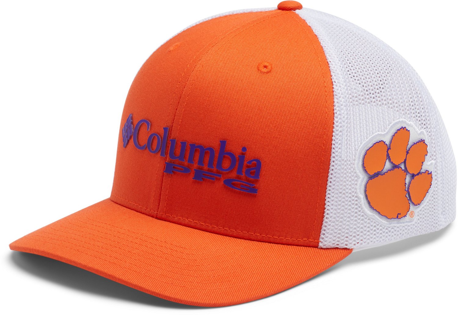 Columbia Sportswear Men's Clemson University PFG Mesh Snap Back Ball ...