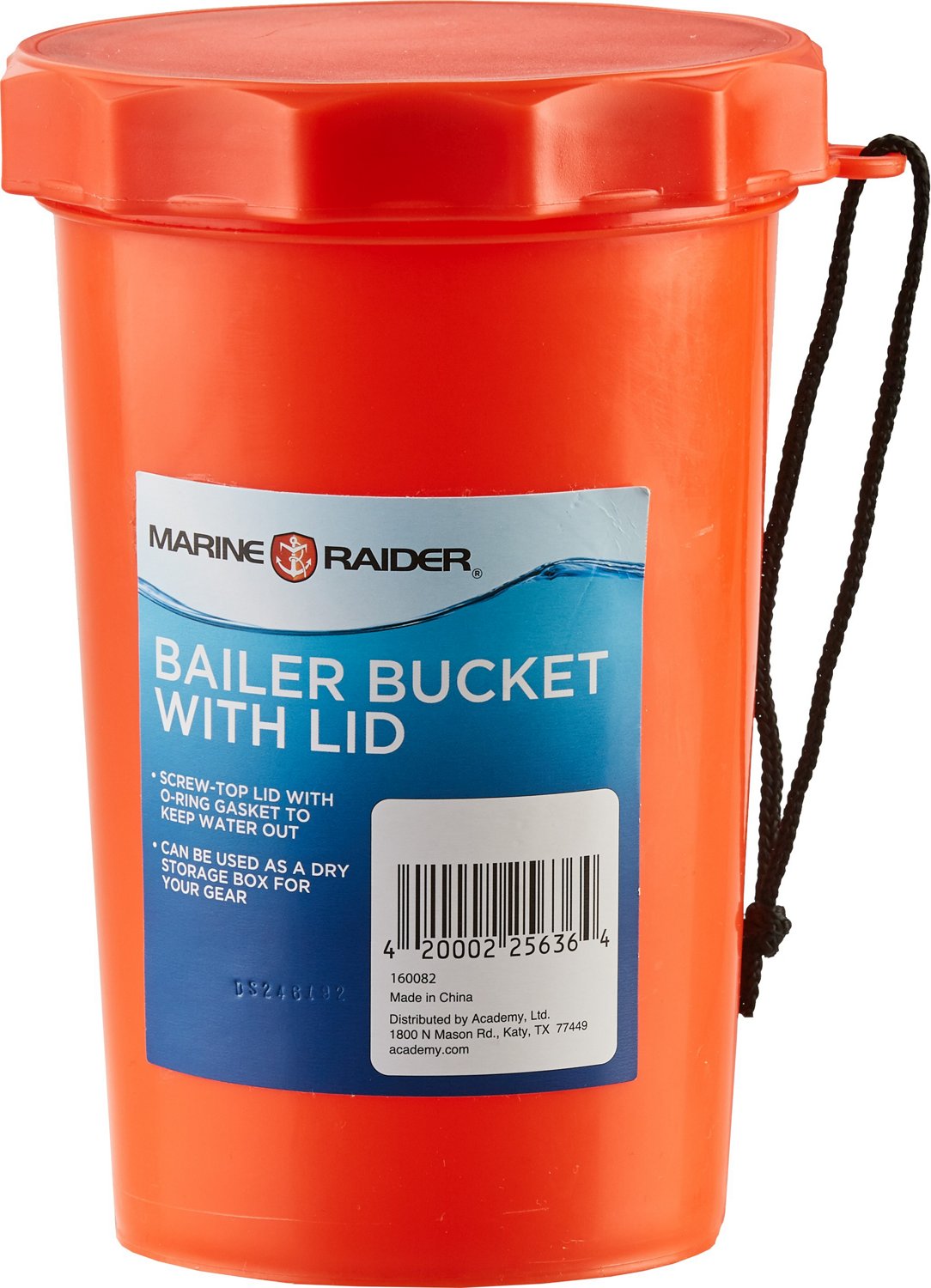 Marine Raider Bailer Bucket with Lid | Academy
