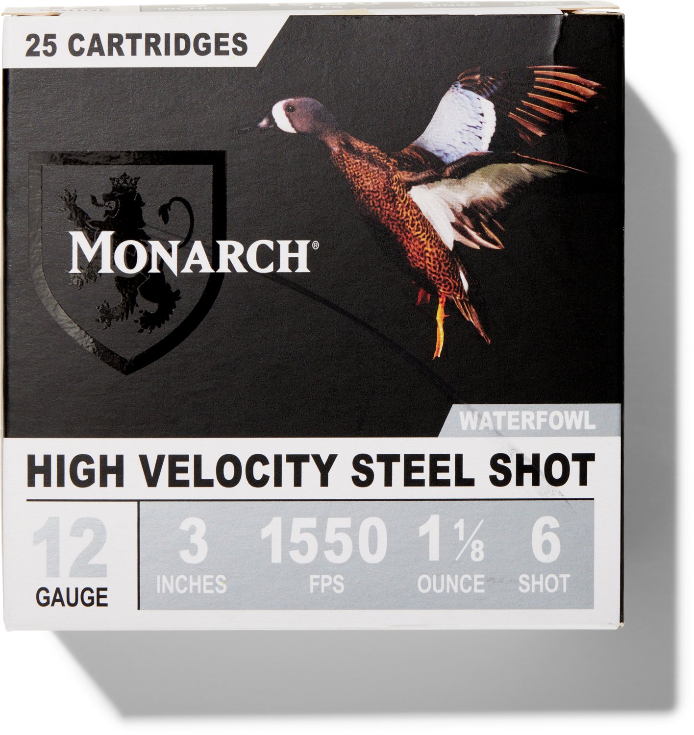 Monarch High Velocity Waterfowl 12 Gauge Shotshells - 25 Rounds | Academy