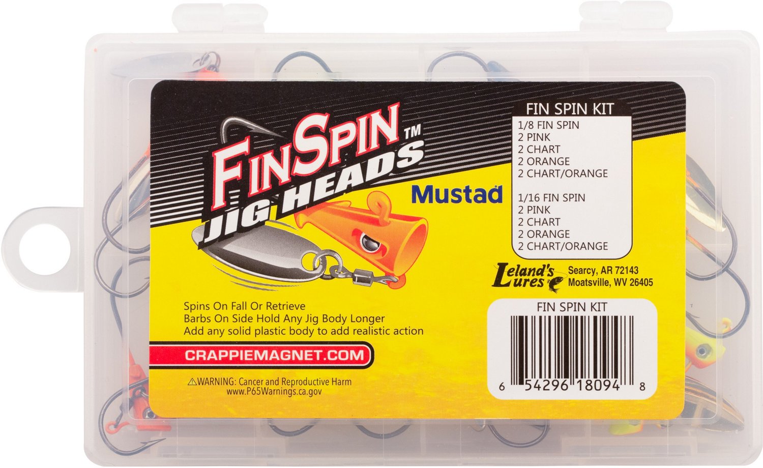 Leland Lures Fin Spin Jig Heads Kit | Academy