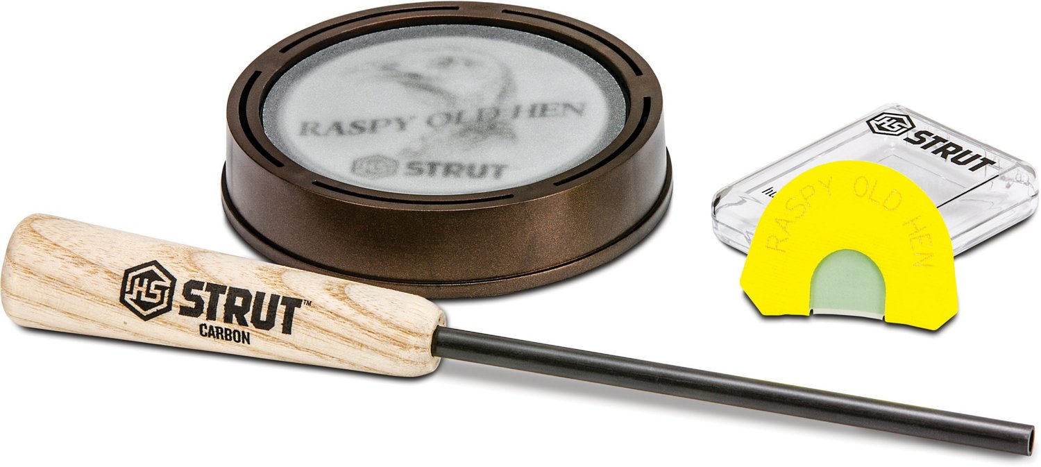 Hunter's Specialties Strut Raspy Old Hen Slate Turkey Call with Mouth ...