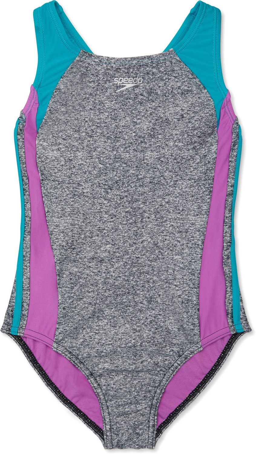 Speedo Girls Infinity Splice 1 Piece Swimsuit Academy