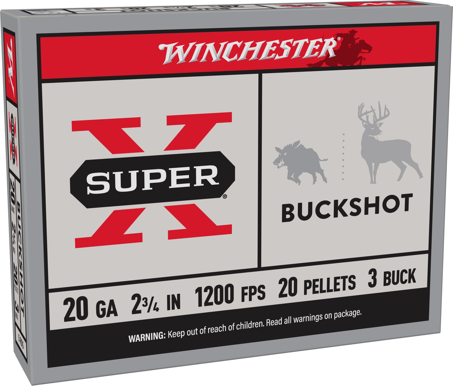 Winchester Super-X 20 Gauge Buckshot Load Shotshells | Academy