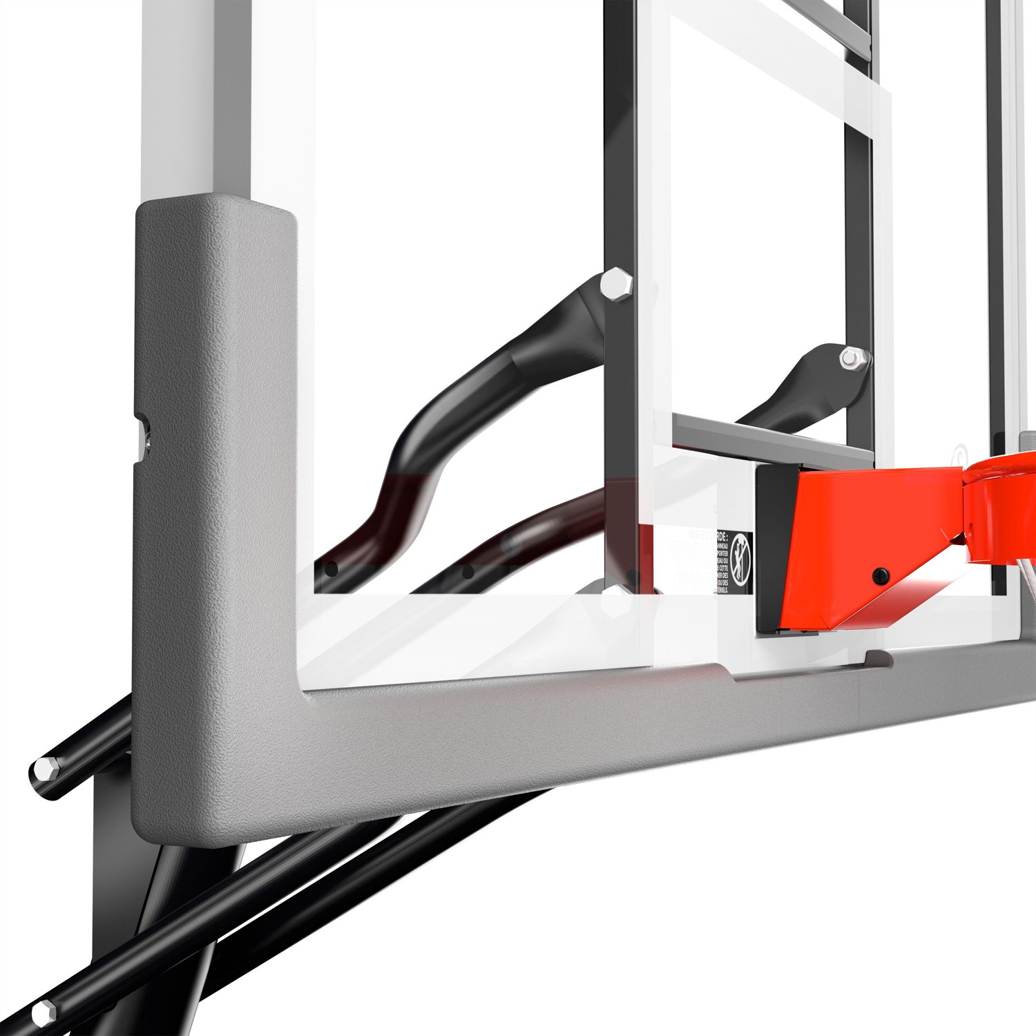 Spalding Hybrid 54 in Portable Basketball Hoop | Academy