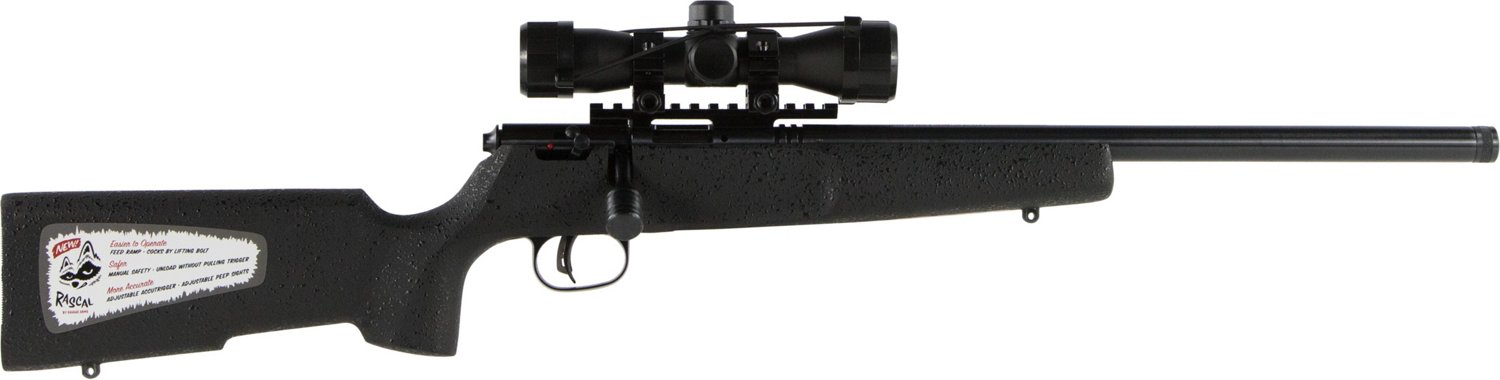 Savage Rascal Target XP .22 LR 1 Matte Blued Bolt-Action Rifle | Academy