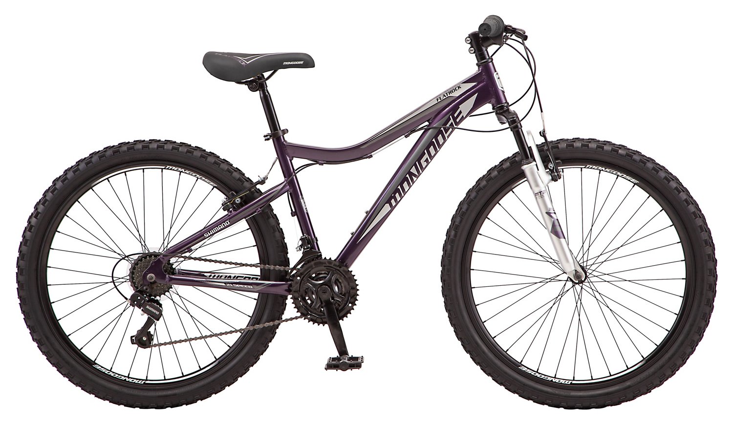 Mongoose Argus 24" Boy's Fat Tire Mountain Bike, Black – BrickSeek