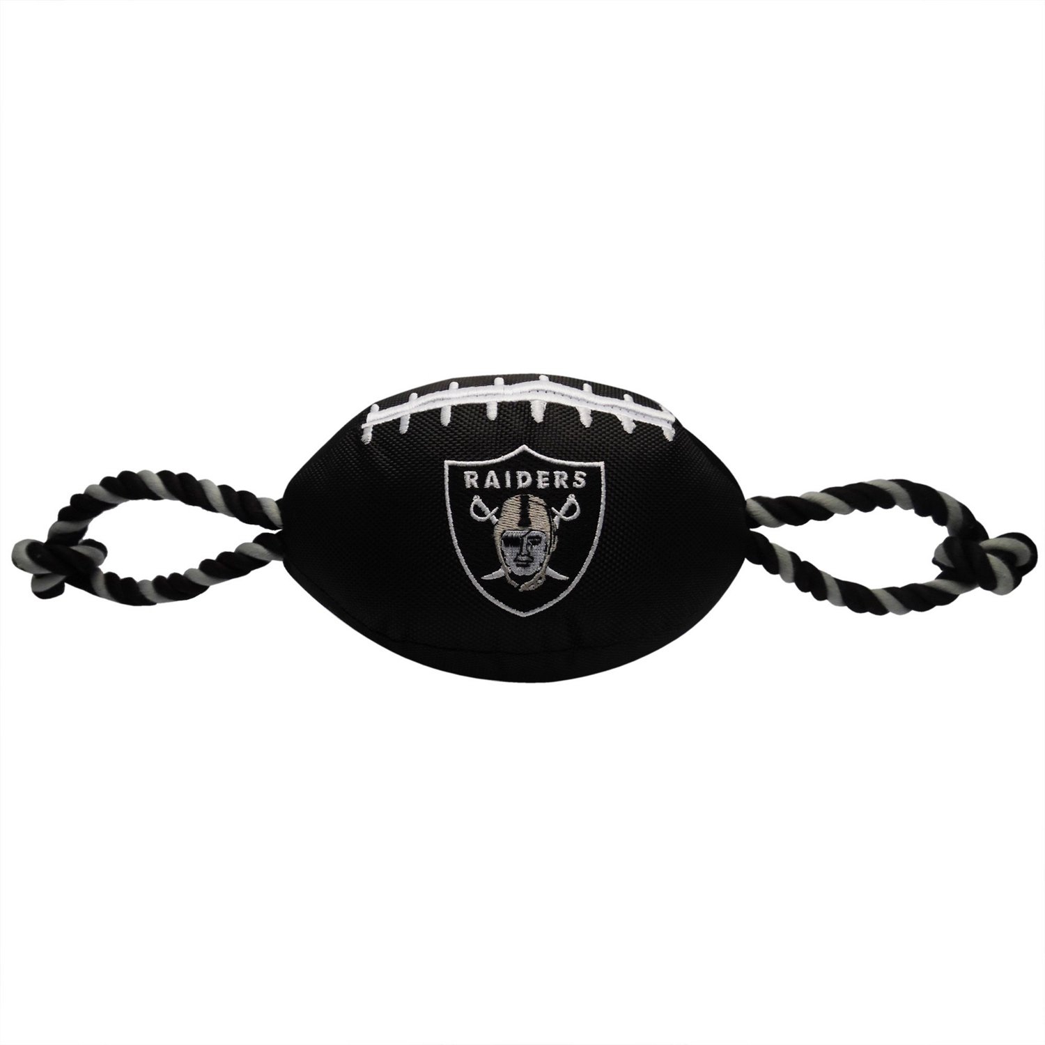 Pets First Oakland Raiders Nylon Football Rope Dog Toy | Academy