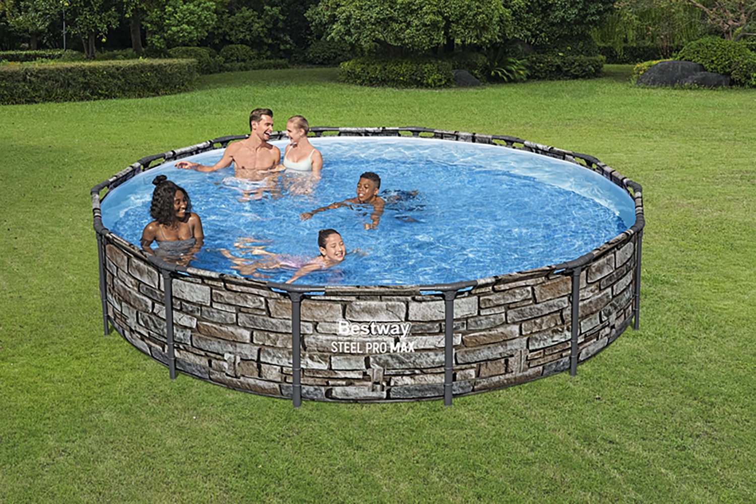Bestway Steel Pro MAX 15 ft x 42 in Pool Set | Academy