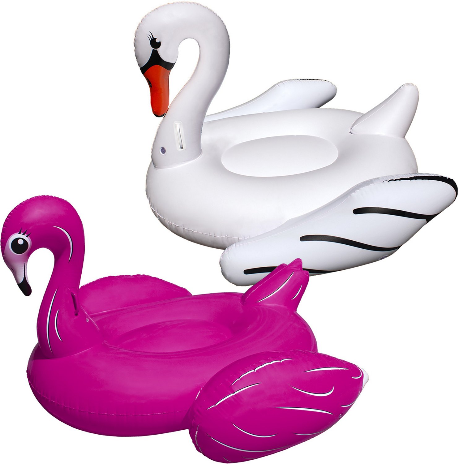 Poolmaster Jumbo Swan and Jumbo Flamingo Pool Float 2-Pack | Academy