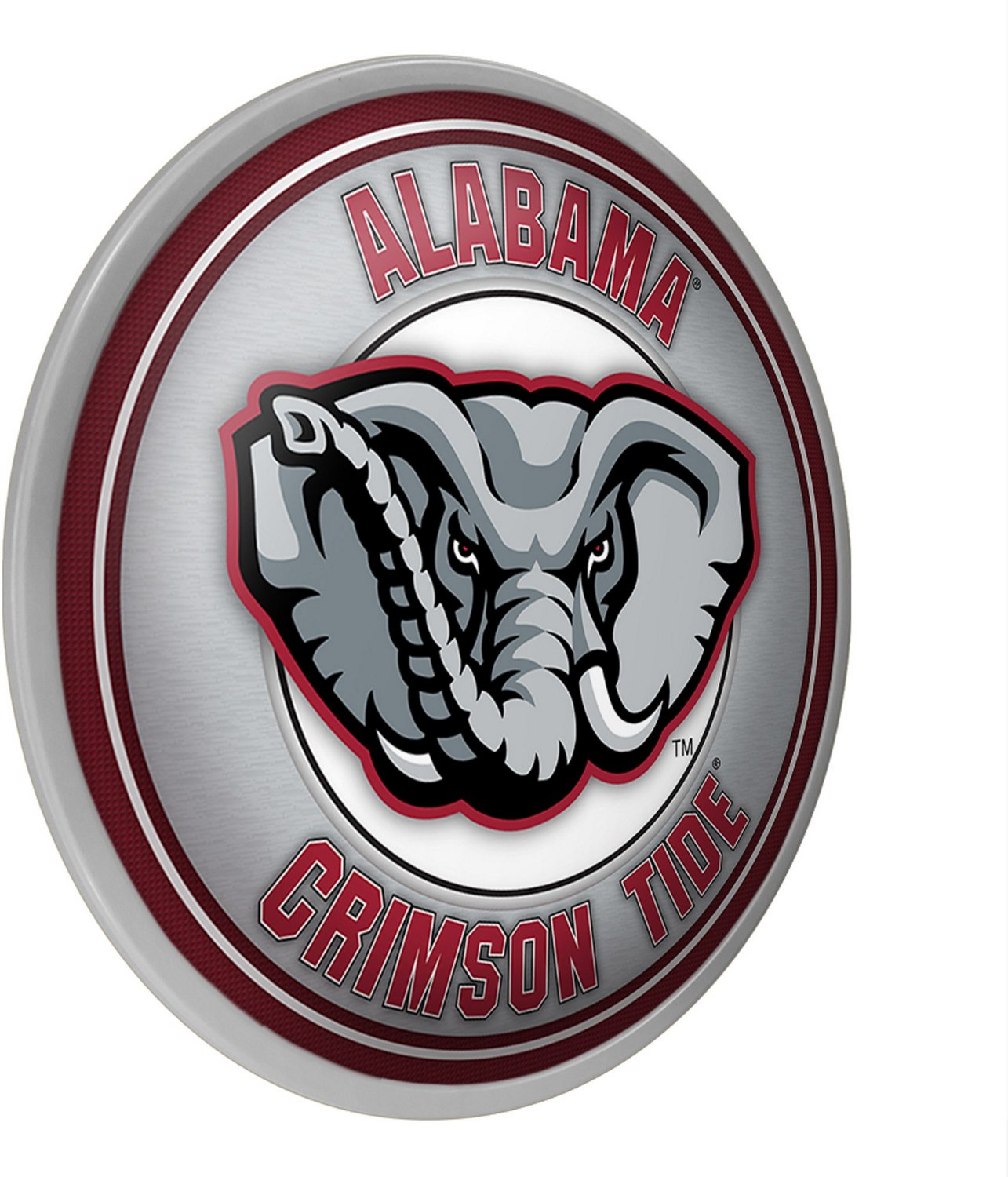 The Fan-Brand University of Alabama Al Logo Modern Mirrored Disc Sign ...
