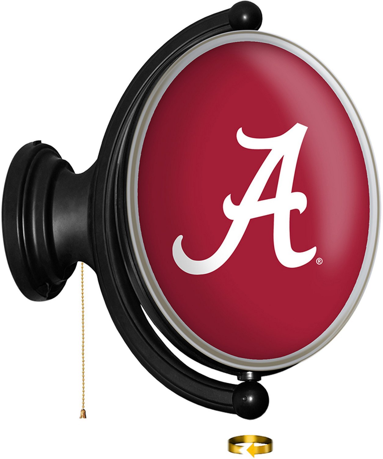The Fan-Brand University of Alabama Oval Rotating Lighted Sign | Academy